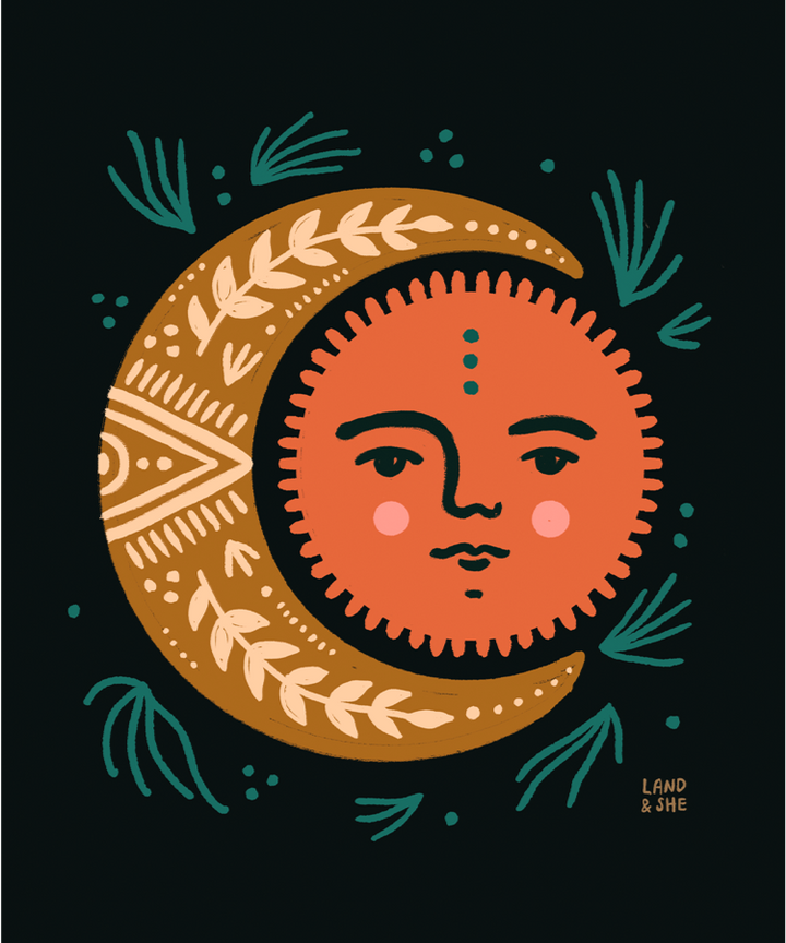 Sun/Moon – Land & She